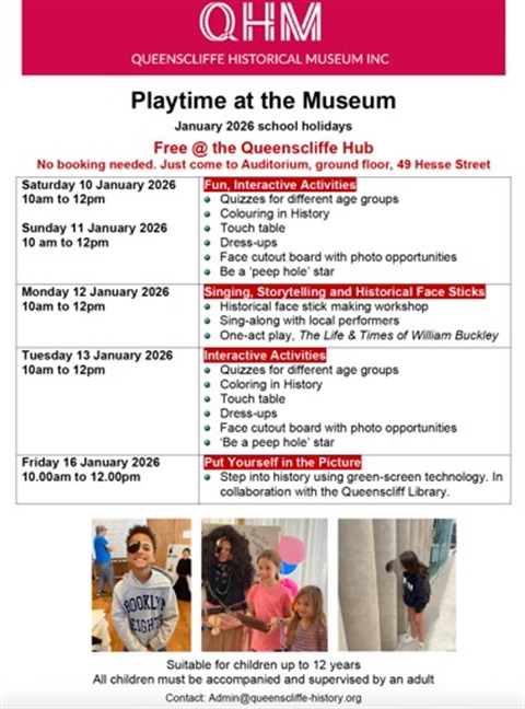 Playtime at the Museum | Borough of Queenscliffe